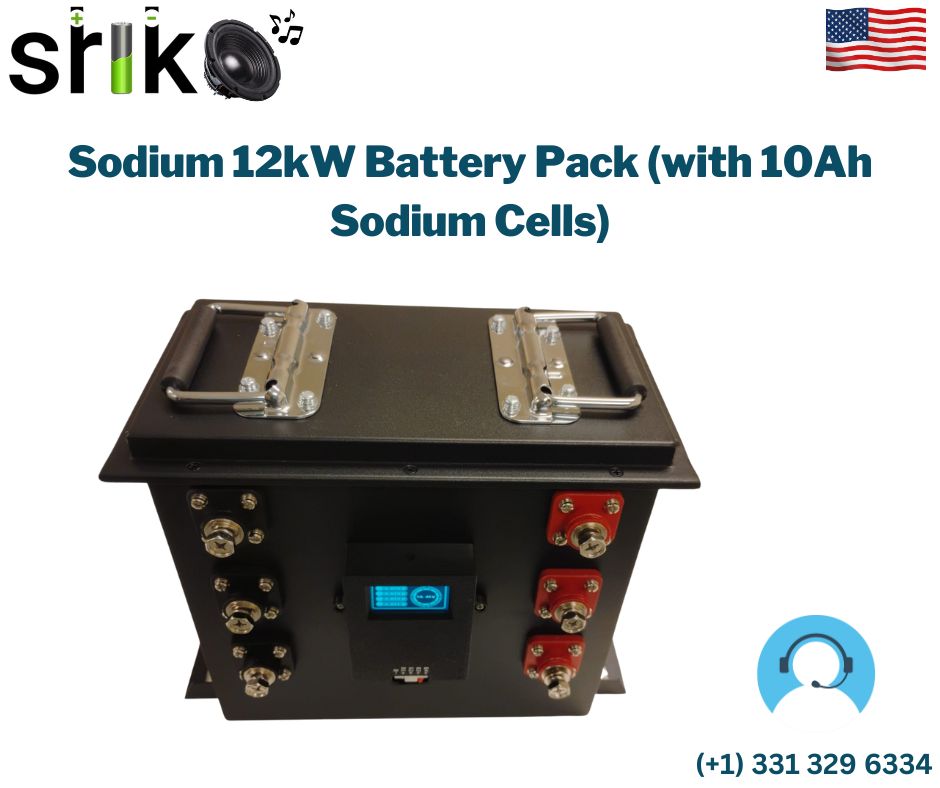 Sodium 12kW Battery Pack (with 10Ah Sodium Cells)